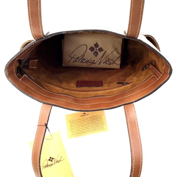 Patricia Nash | Bags | Patricia Nash Evie Shopper Tote Riot Rust Map ...